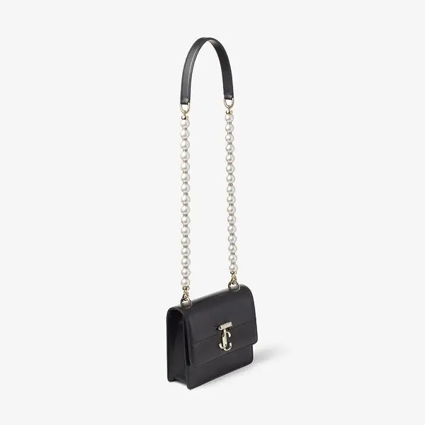 Jimmy Choo Avenue Quad Xs Shoulder Bag - Black/Light Gold